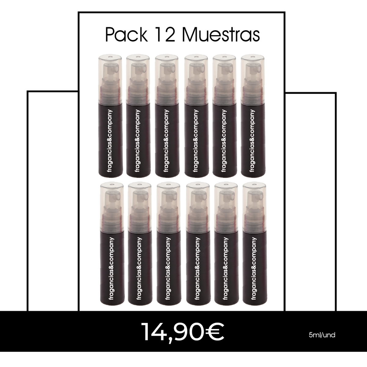 Pack 12 Muestras 5ml/und – fraganciascompany